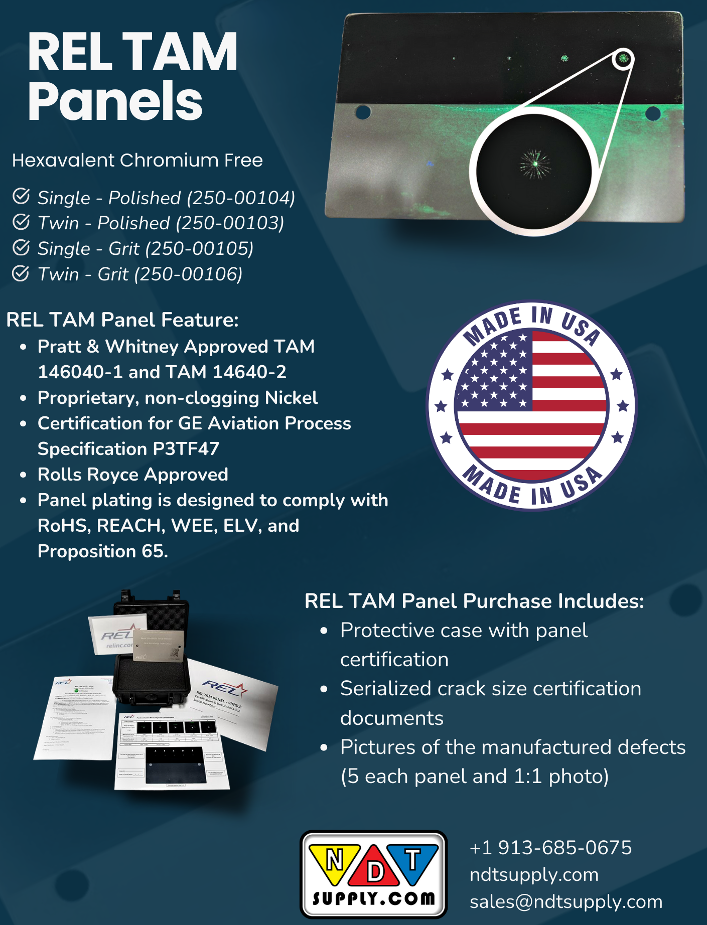 Penetrant (Dye) Testing (LPI) - Penetrant Accessories - Penetrant ...