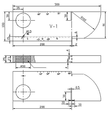 Ultrasonic Flaw Detection - Calibration Blocks - Metric UT Blocks ...